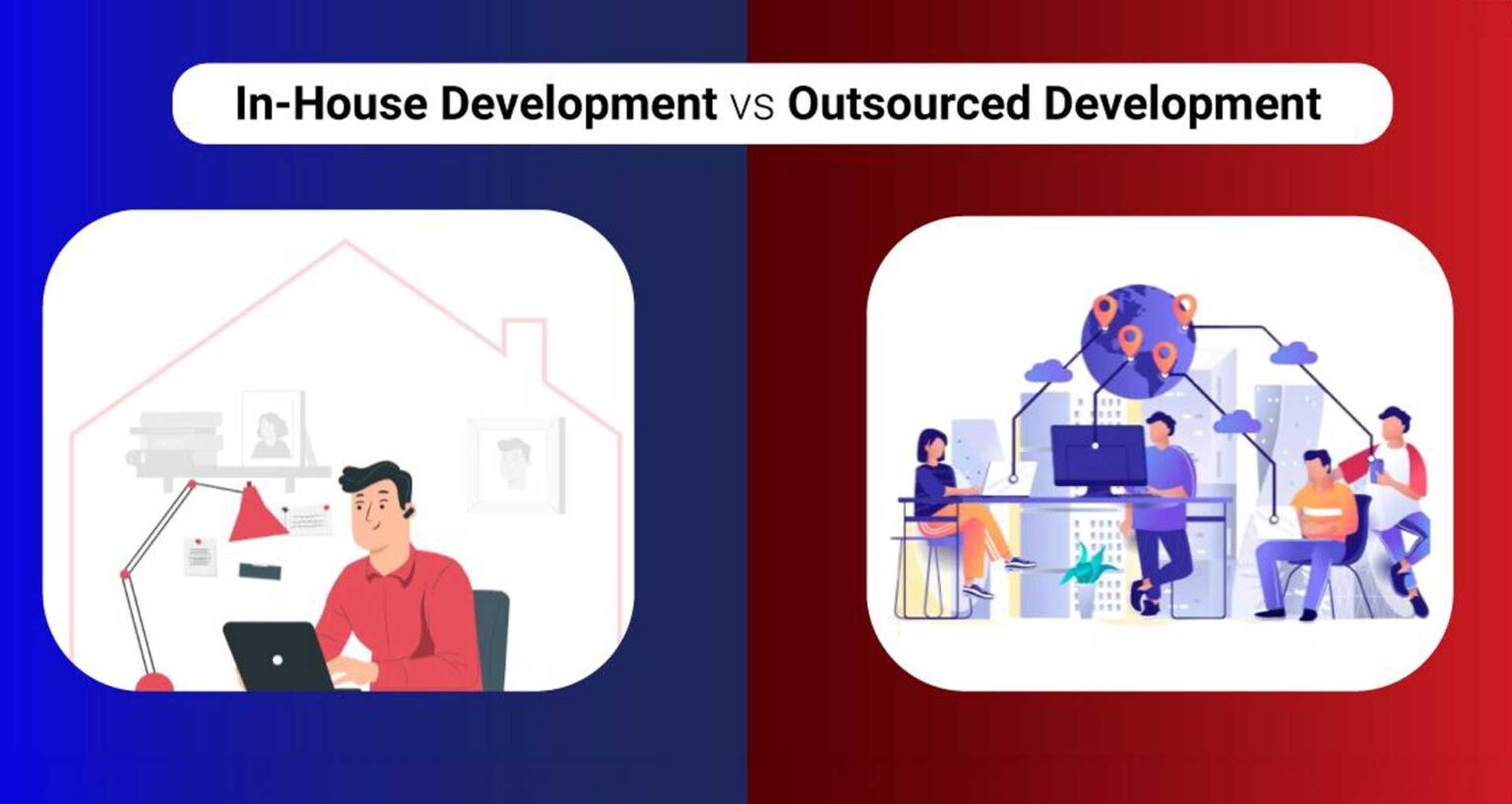 In house vs Outsourcing Software Development: Which One is Better?